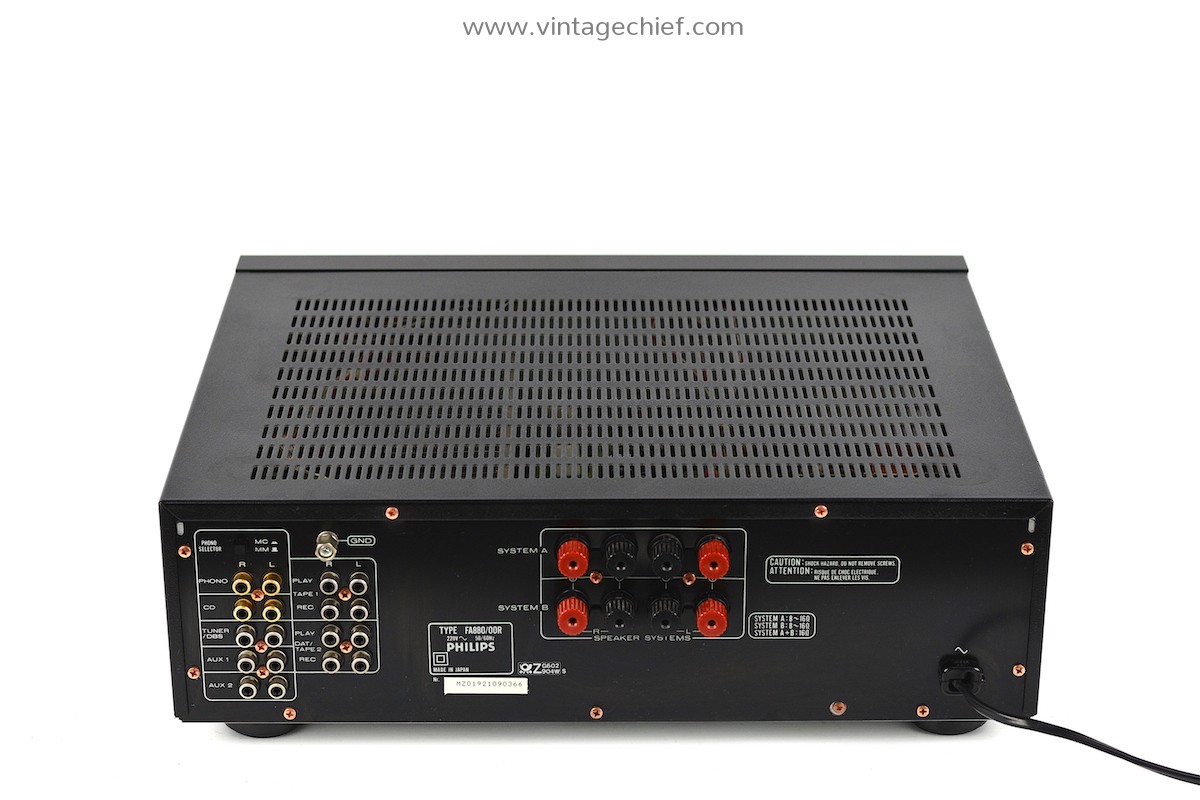 Serviced Philips FA-880 Amplifier | 2 x 80 Watt | Phono MM MC | Stereo ...