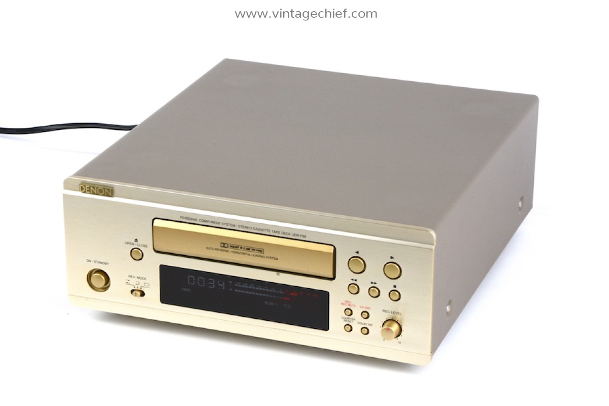 Compact Denon UDR-F88 Cassette Deck | Champagne | Horizontal Loading ...