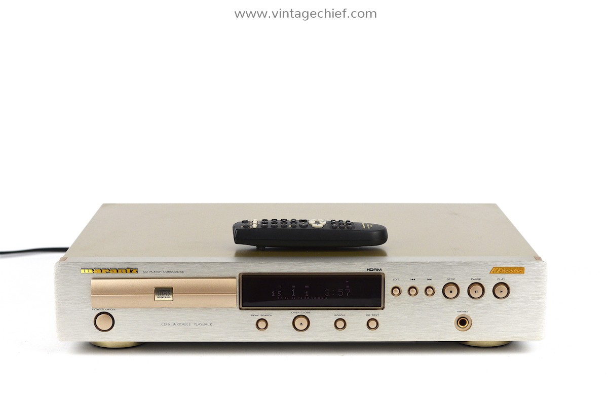 Champagne Marantz CD6000 OSE KI-Signature CD Player + Marantz RC6000CD ...