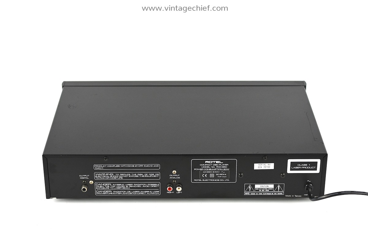 Rotel RCD-950 CD Player | Defective | For Parts or Repair | Cdplayer
