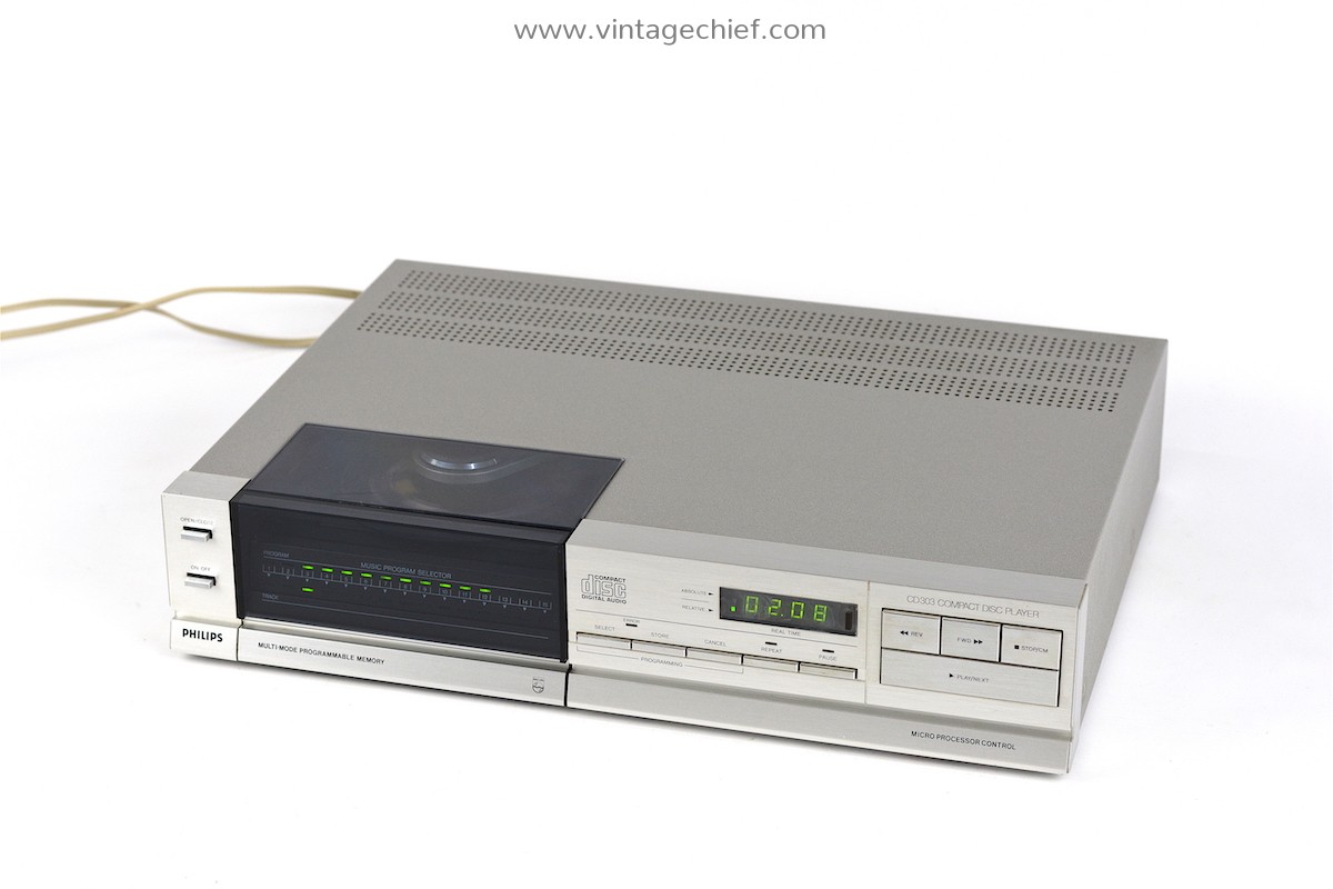 Philips CD303 CD Player | Philips CDM-0 CD Mechanism | Vintage ...