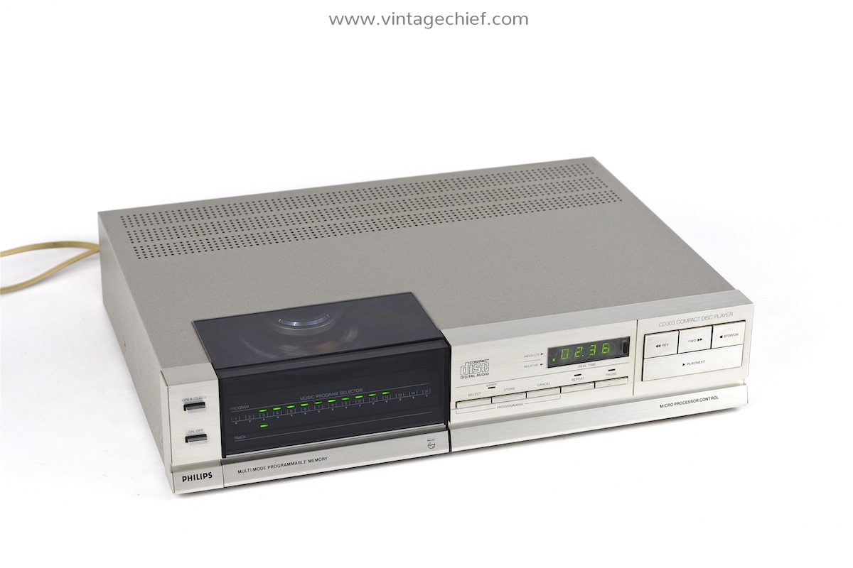 Philips CD303 CD Player | Philips CDM-0 CD Mechanism | Vintage ...