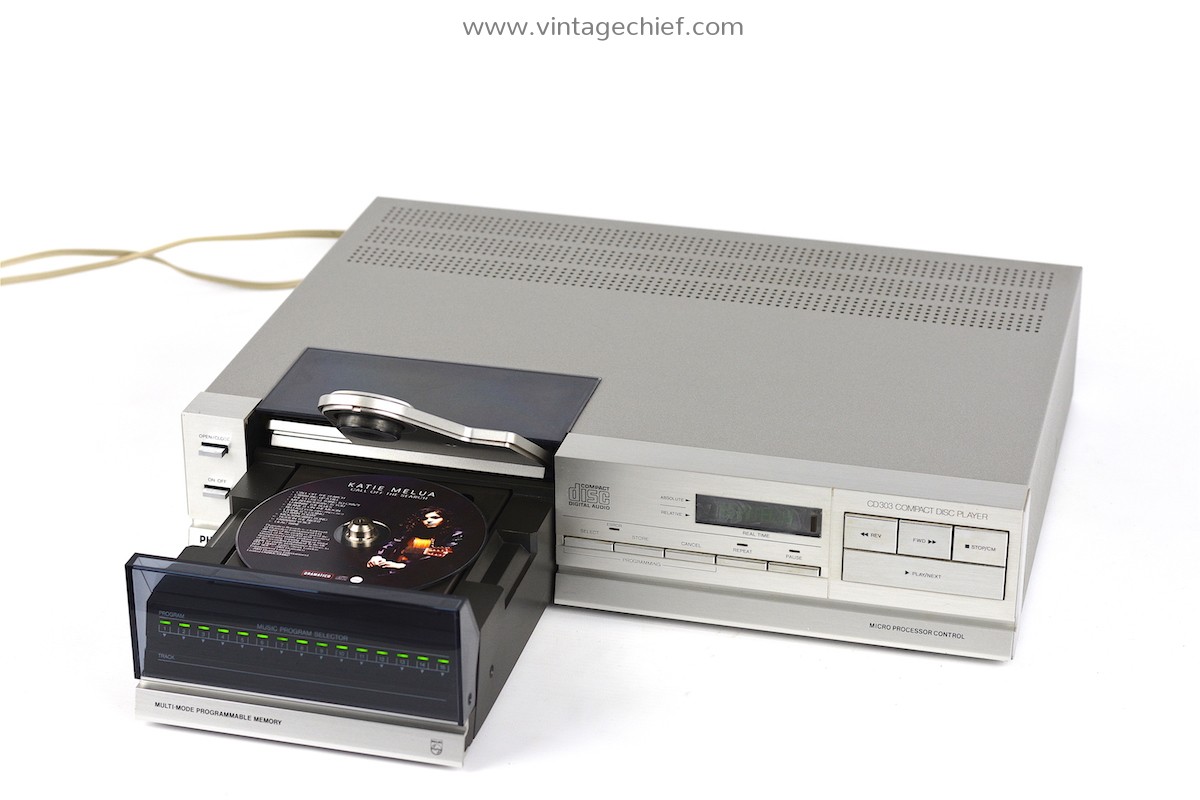Philips CD303 CD Player | Philips CDM-0 CD Mechanism | Vintage ...
