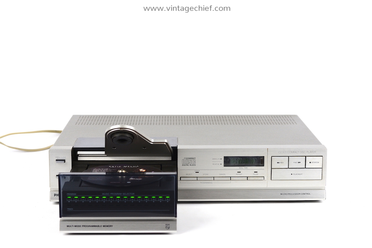 Philips CD303 CD Player | Philips CDM-0 CD Mechanism | Vintage ...