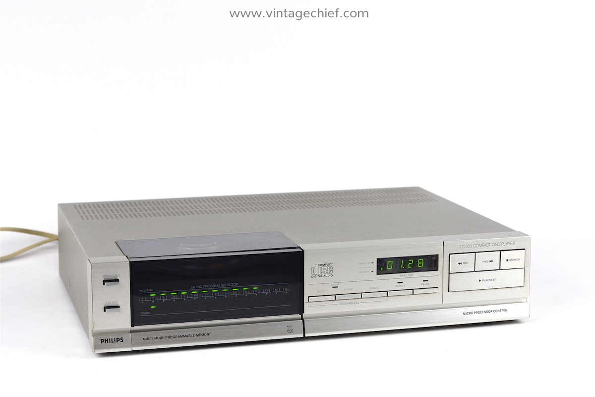 Philips CD303 CD Player | Philips CDM-0 CD Mechanism | Vintage ...