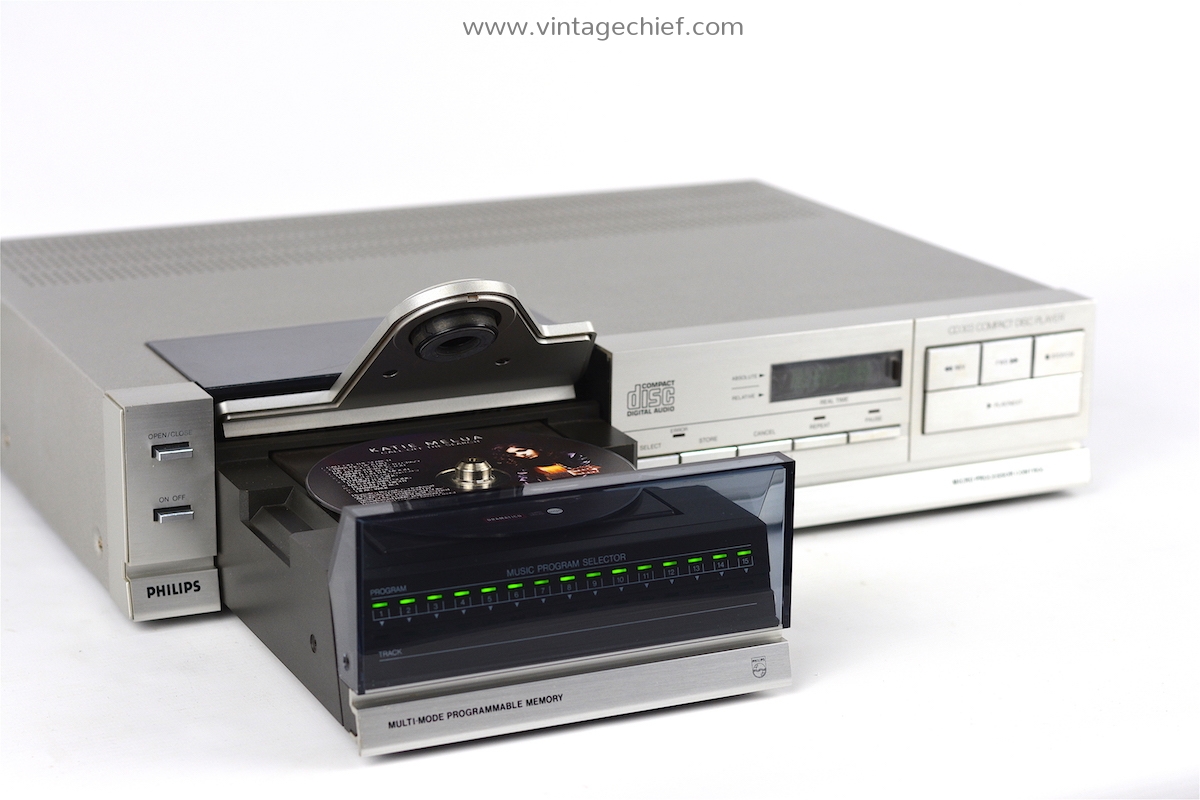 Philips CD303 CD Player | Philips CDM-0 CD Mechanism | Vintage ...