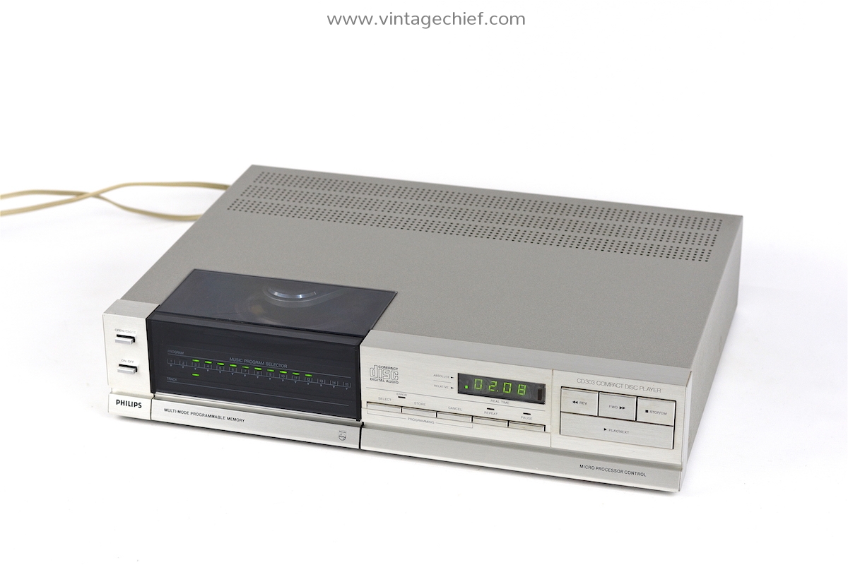Philips CD303 CD Player | Philips CDM-0 CD Mechanism | Vintage ...