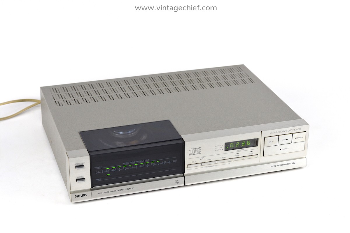 Philips CD303 CD Player | Philips CDM-0 CD Mechanism | Vintage ...