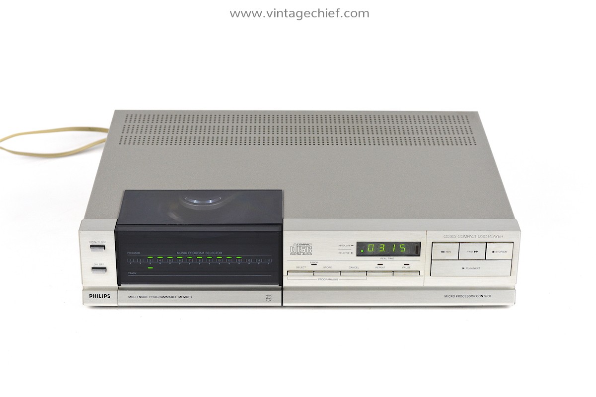 Philips CD303 CD Player | Philips CDM-0 CD Mechanism | Vintage ...