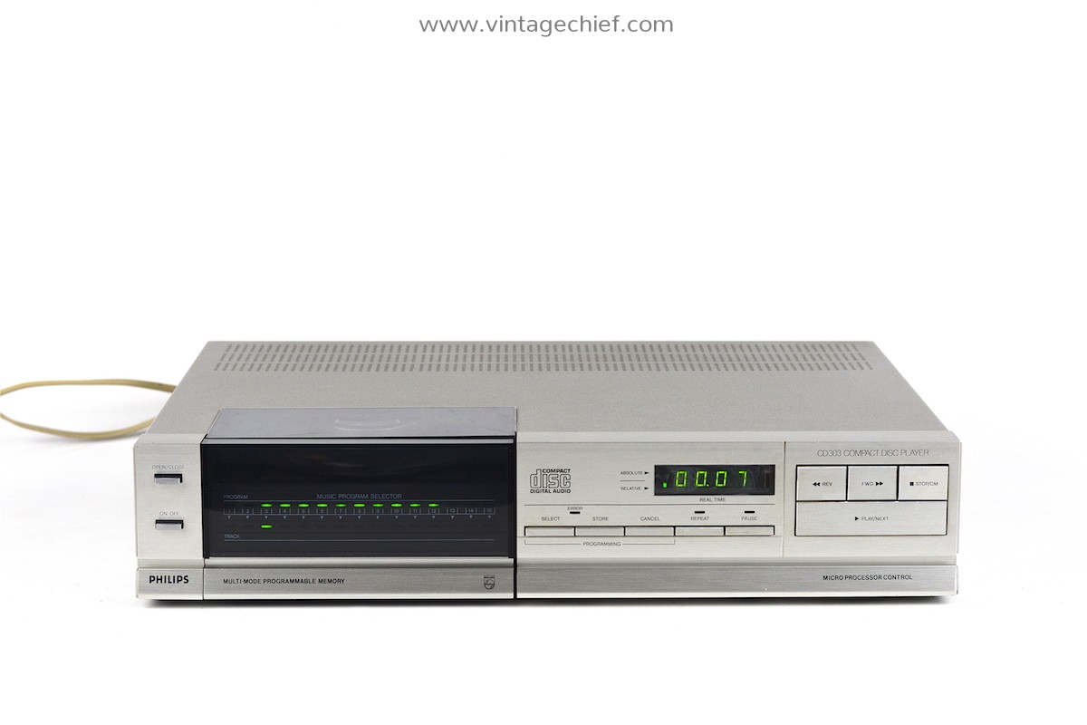 Philips CD303 CD Player | Philips CDM-0 CD Mechanism | Vintage ...