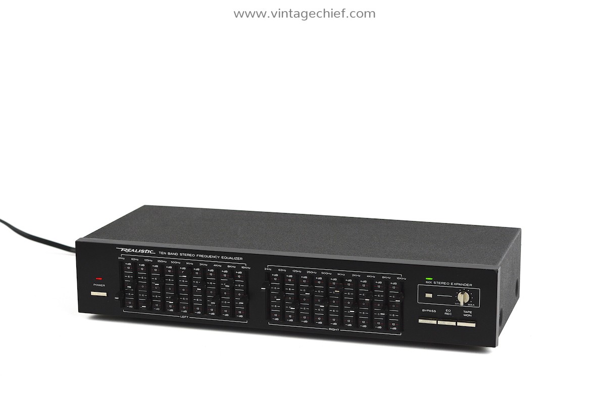 Realistic 31-2018A 10 Band Graphic Frequency Equalizer IMX Stereo ...