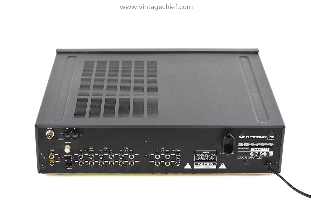 NAD 1600 Monitor Series Preamplifier Tuner |Phono MM MC | Vintage ...