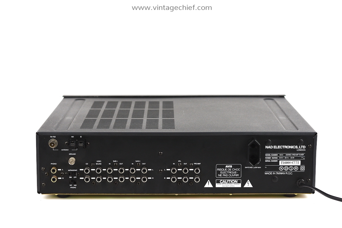 NAD 1600 Monitor Series Preamplifier Tuner |Phono MM MC | Vintage ...
