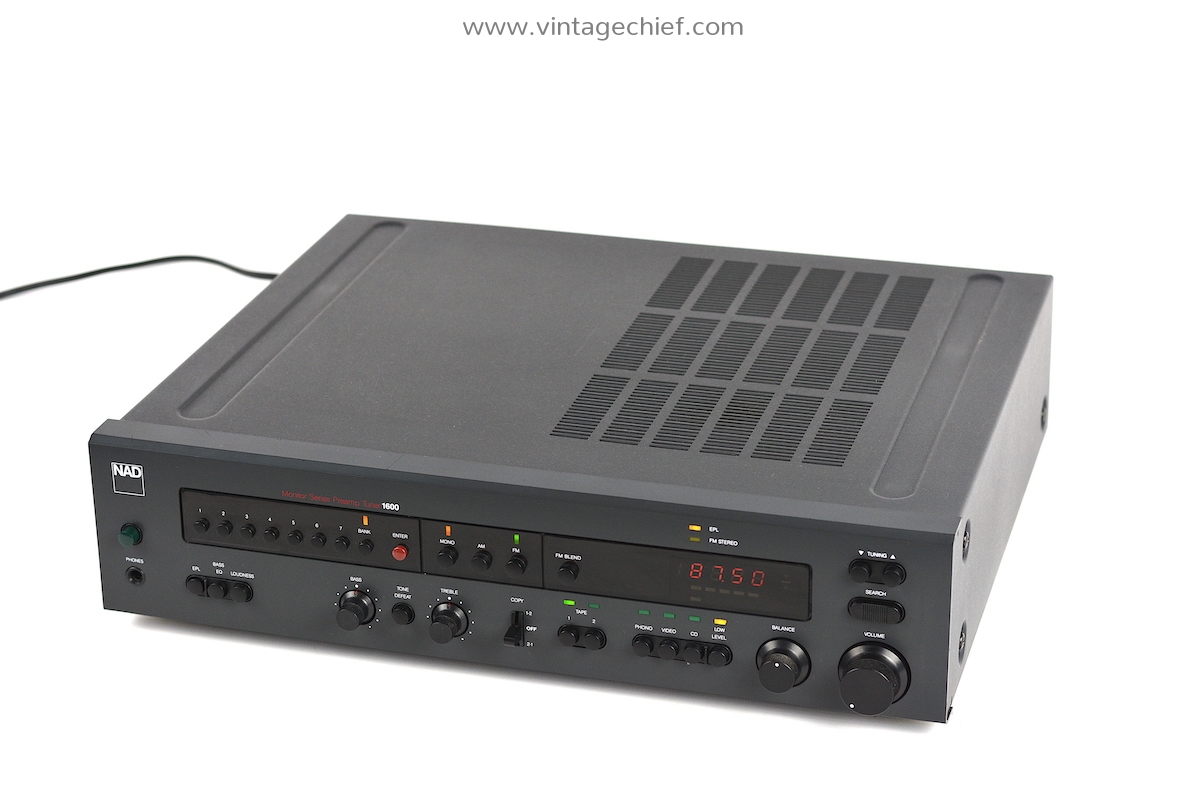 NAD 1600 Monitor Series Preamplifier Tuner |Phono MM MC | Vintage ...