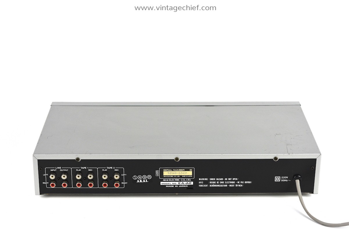 Akai EA-A2 9 Band Stereo Graphic Equalizer | Silver | Vintage | Audio ...