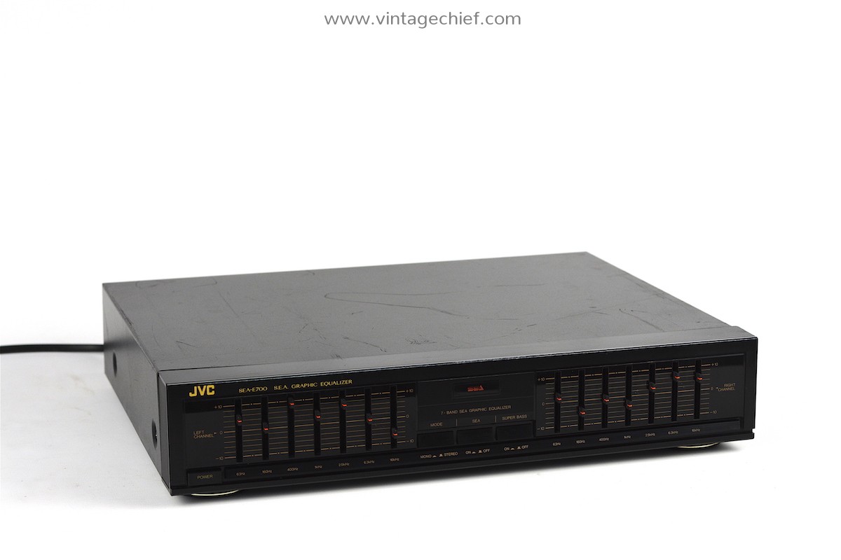 JVC SEA-E700BK Equalizer | 7 Band | Stereo Graphic Equalizer | Audio | HiFi