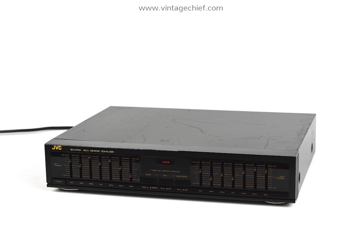 JVC SEA-E700BK Equalizer | 7 Band | Stereo Graphic Equalizer | Audio | HiFi