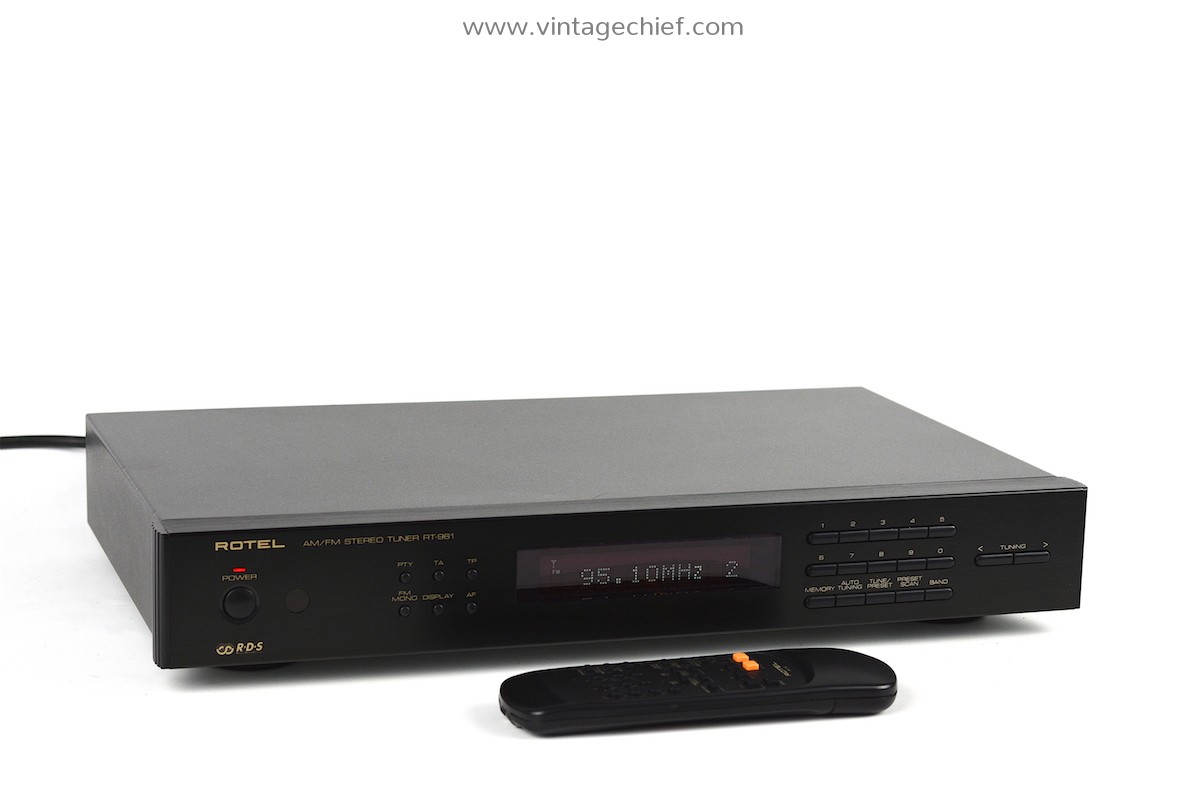 Rotel RT-961 FM AM RDS Tuner + Rotel RR-T92 Remote Control | Audio | HiFi