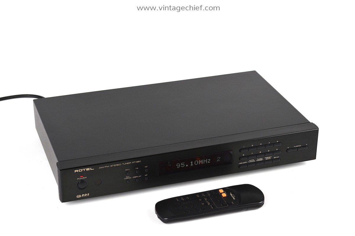 Rotel RT-961 FM AM RDS Tuner + Rotel RR-T92 Remote Control | Audio | HiFi