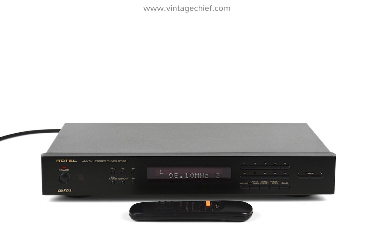 Rotel RT-961 FM AM RDS Tuner + Rotel RR-T92 Remote Control | Audio | HiFi