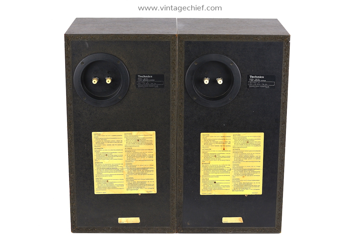 Technics SB-R3 Speakers | Matched Pair | Walnut Finish | Vintage ...