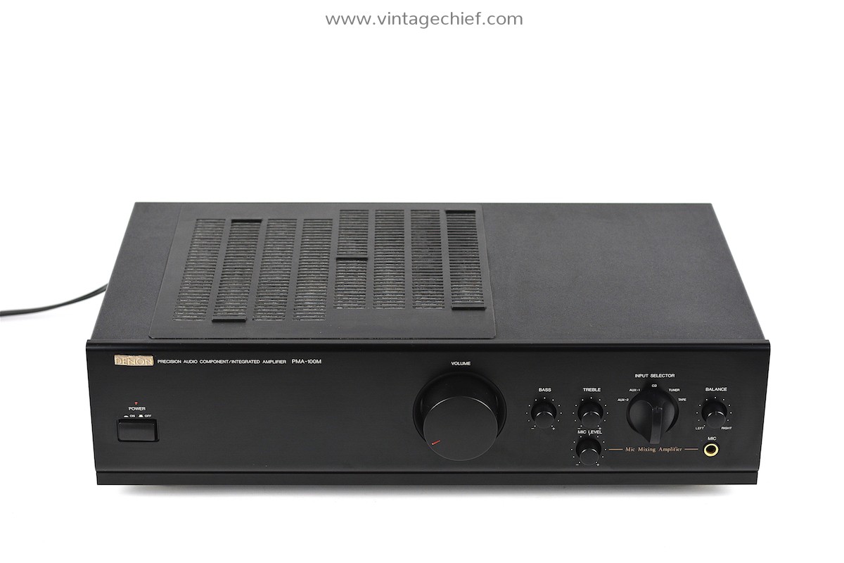 Denon PMA-100M Amplifier | 2 x 60 Watt | Tone Control | Audio | HiFi