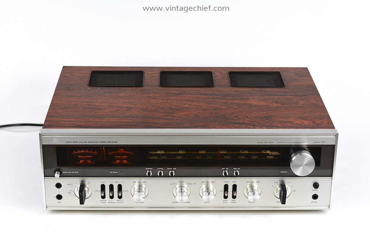 Serviced Vintage Luxman R-1500E Stereo Receiver | 19.5 KG | Phono ...