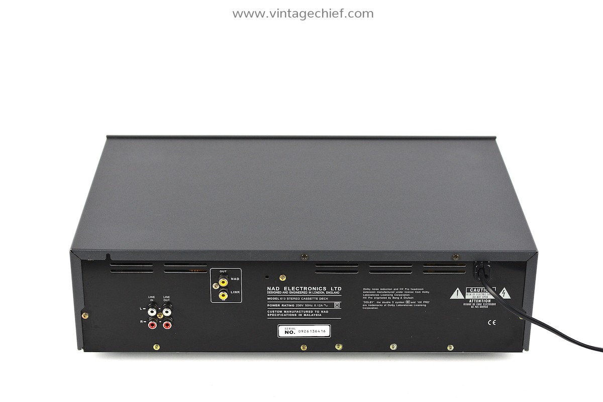 Audiophile NAD 613 Cassette Deck | NAD 613 Tape Deck | Audio | HiFi