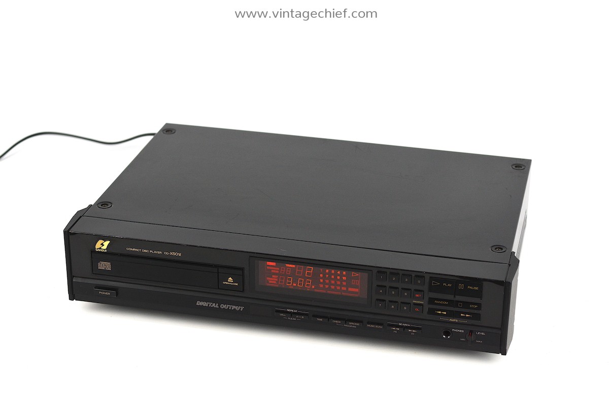 Audiophile Sansui CD-X501i CD Player | High Gloss Black | Cdplayer ...