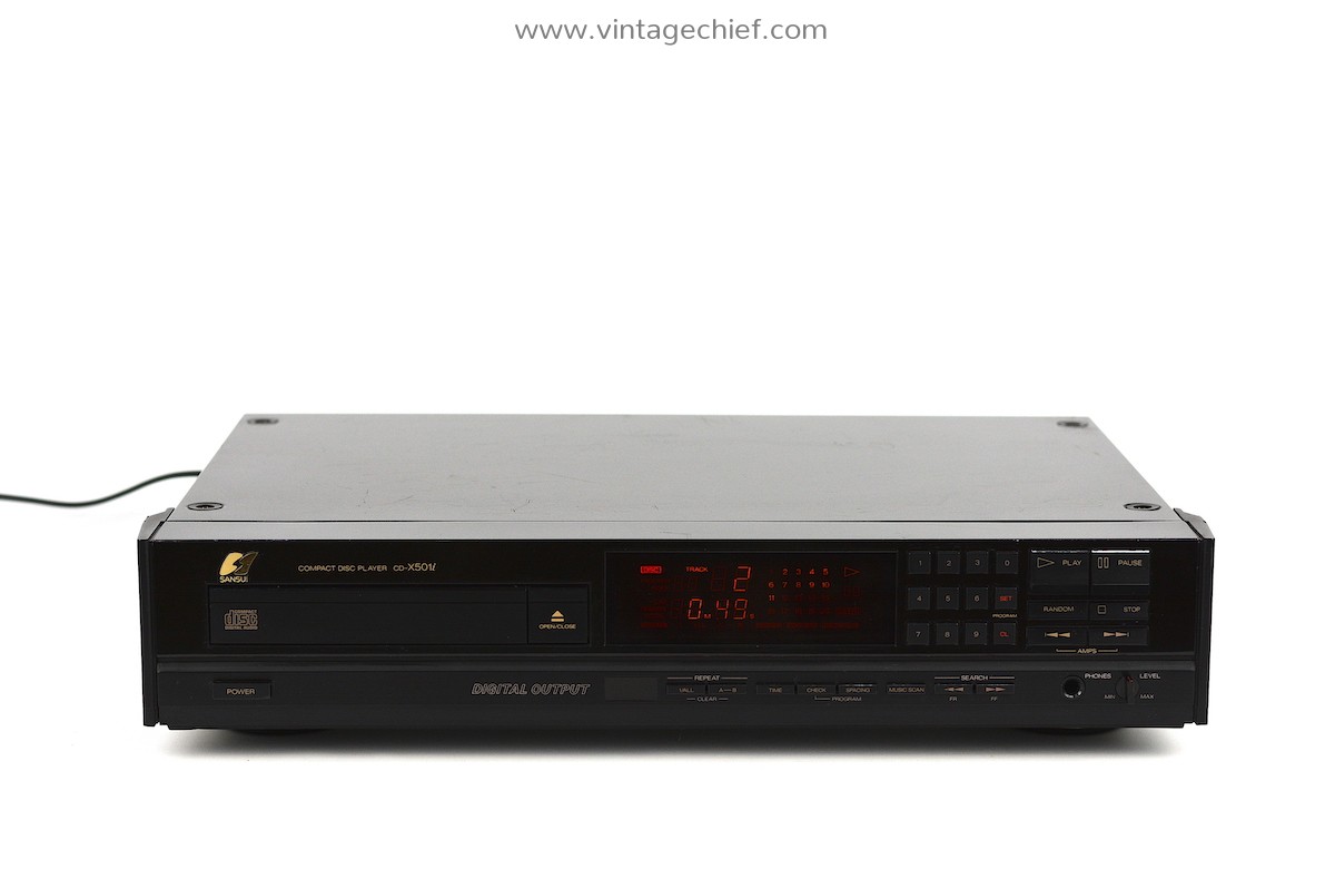 Audiophile Sansui CD-X501i CD Player | High Gloss Black | Cdplayer ...