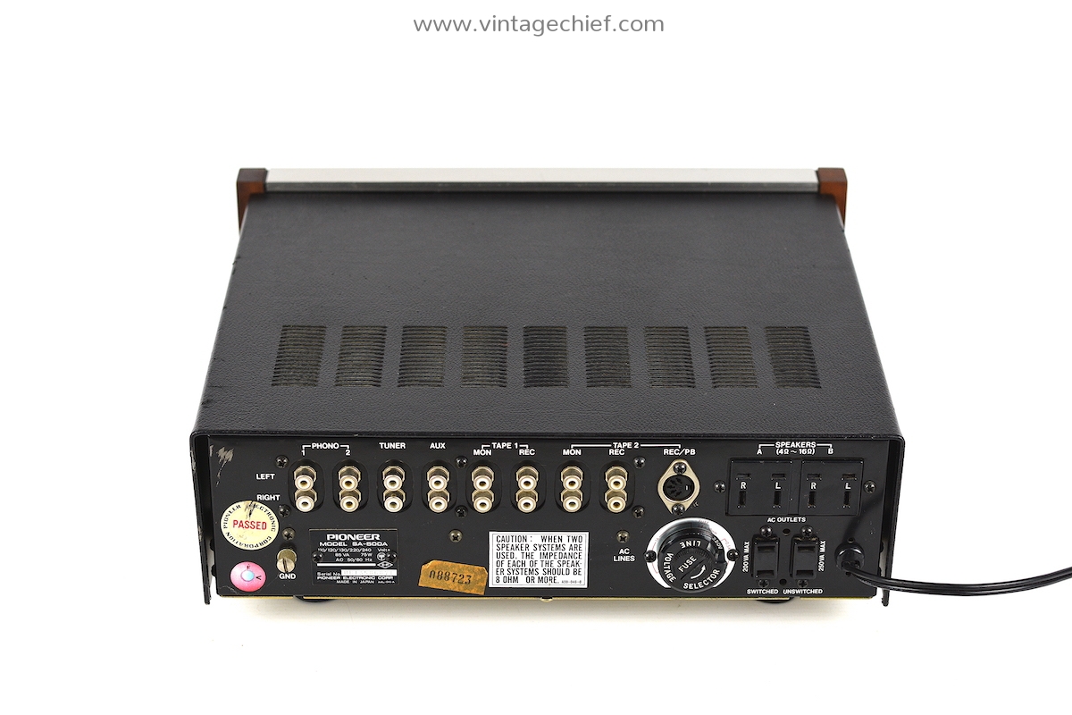 Pioneer SA-500A Amplifier | Serviced | Phono | Vintage | Audio | HiFi