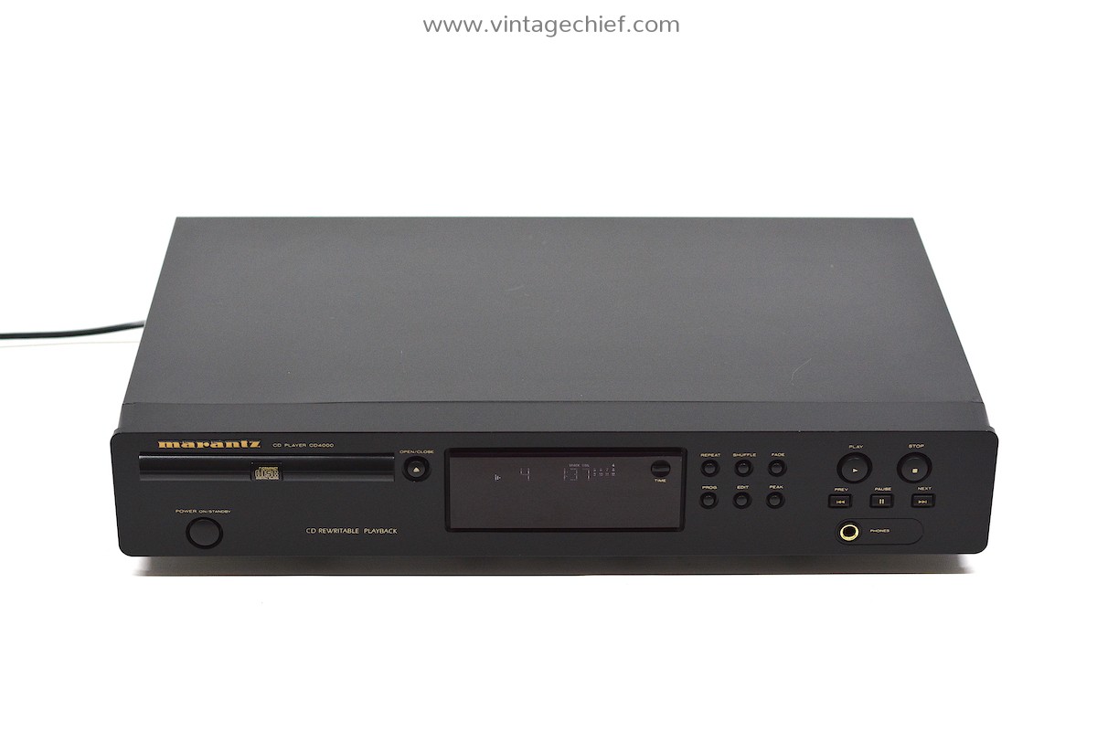 Marantz CD4000 CD Player | Black | Marantz Cdplayer | CD-4000 | Audio ...