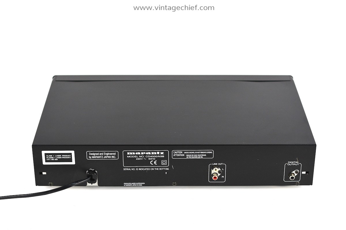 Marantz CD4000 CD Player | Black | Marantz Cdplayer | CD-4000 | Audio ...