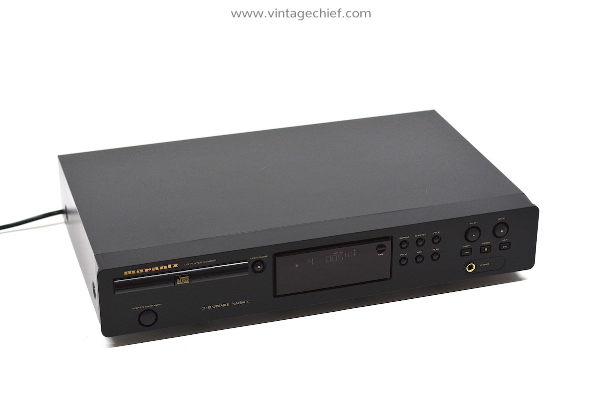 Marantz CD4000 CD Player | Black | Marantz Cdplayer | CD-4000 | Audio ...