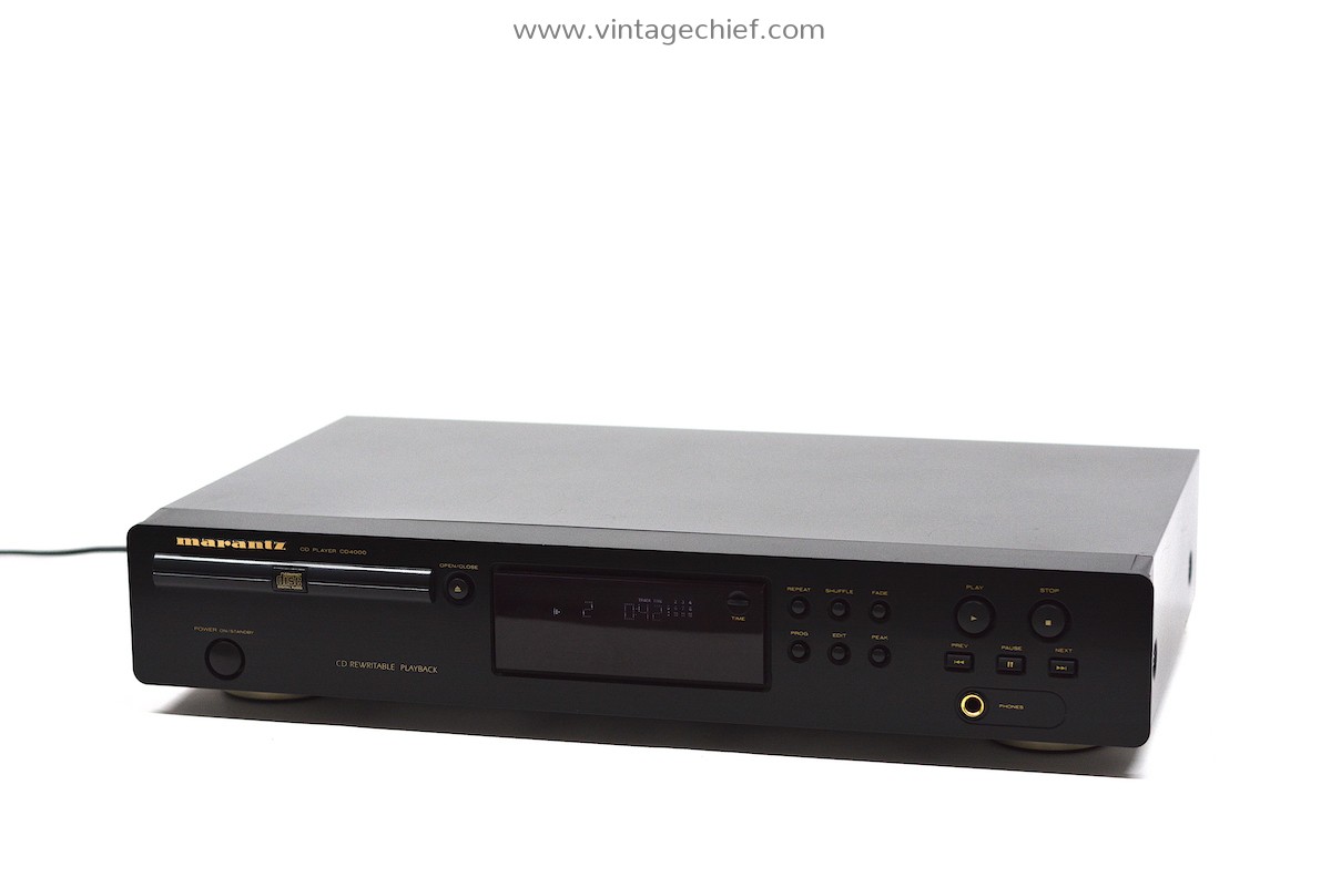 Marantz CD4000 CD Player | Black | Marantz Cdplayer | CD-4000 | Audio ...