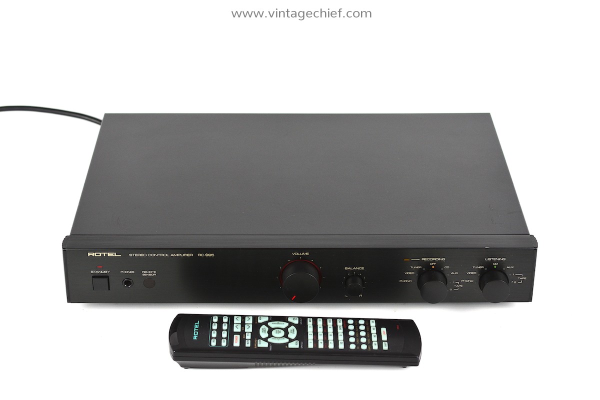 High End Rotel RC-995 Preamplifier + Rotel RR939 Remote Control | Phono ...