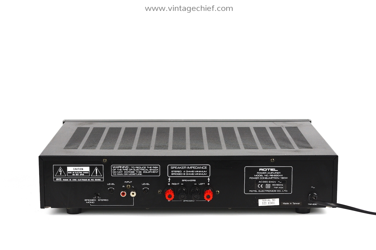 Rotel RB-930AX Power Amplifier | Stereo | Power Amp | Audio | HiFi
