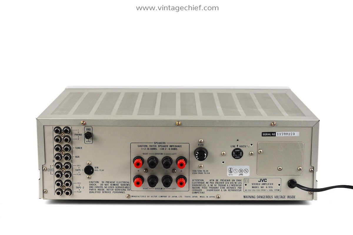 High End JVC A-X55 Amplifier | Dynamic Super A | Serviced | Phono MM MC ...