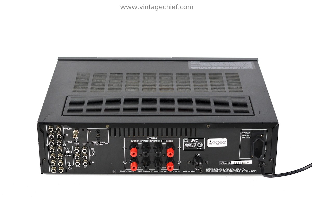 JVC AX-R551X Amplifier | Dynamic Super A | Built-in Equalizer | 2 x 100 ...