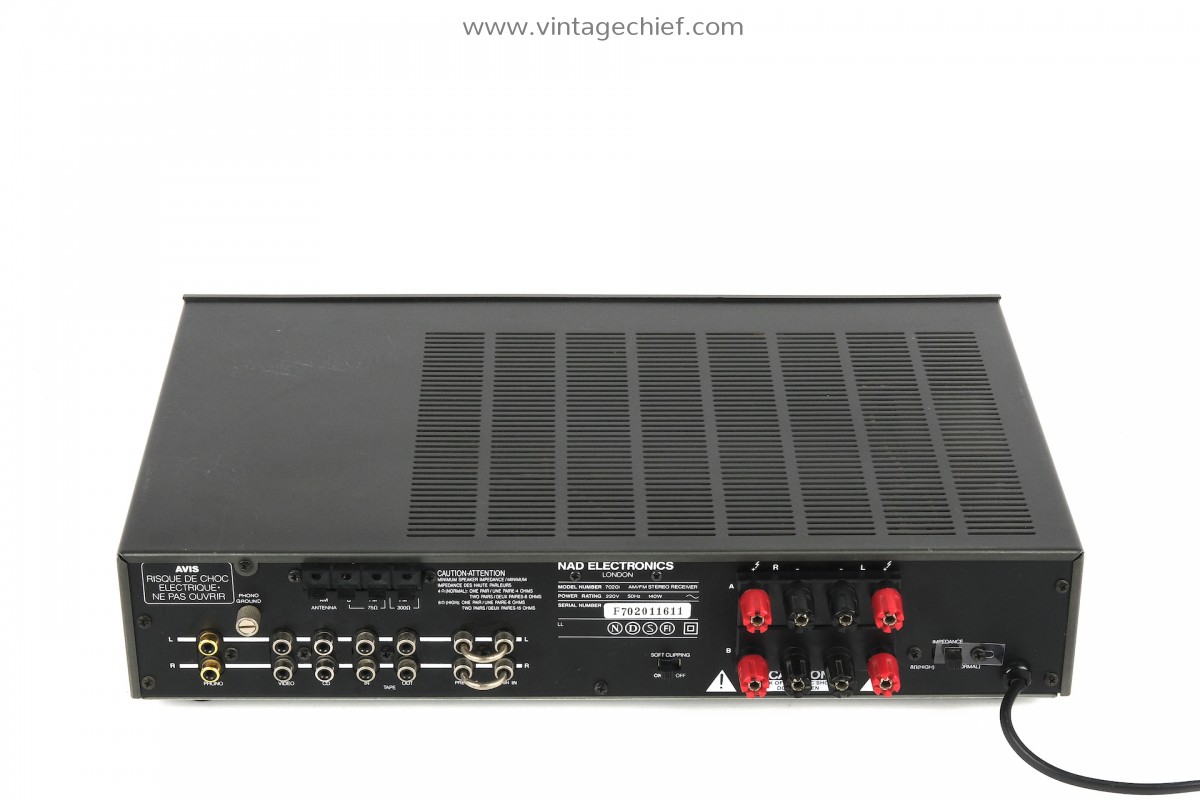 NAD 7020i Receiver | Stereo | Phono | Pre Out | Main In | Vintage