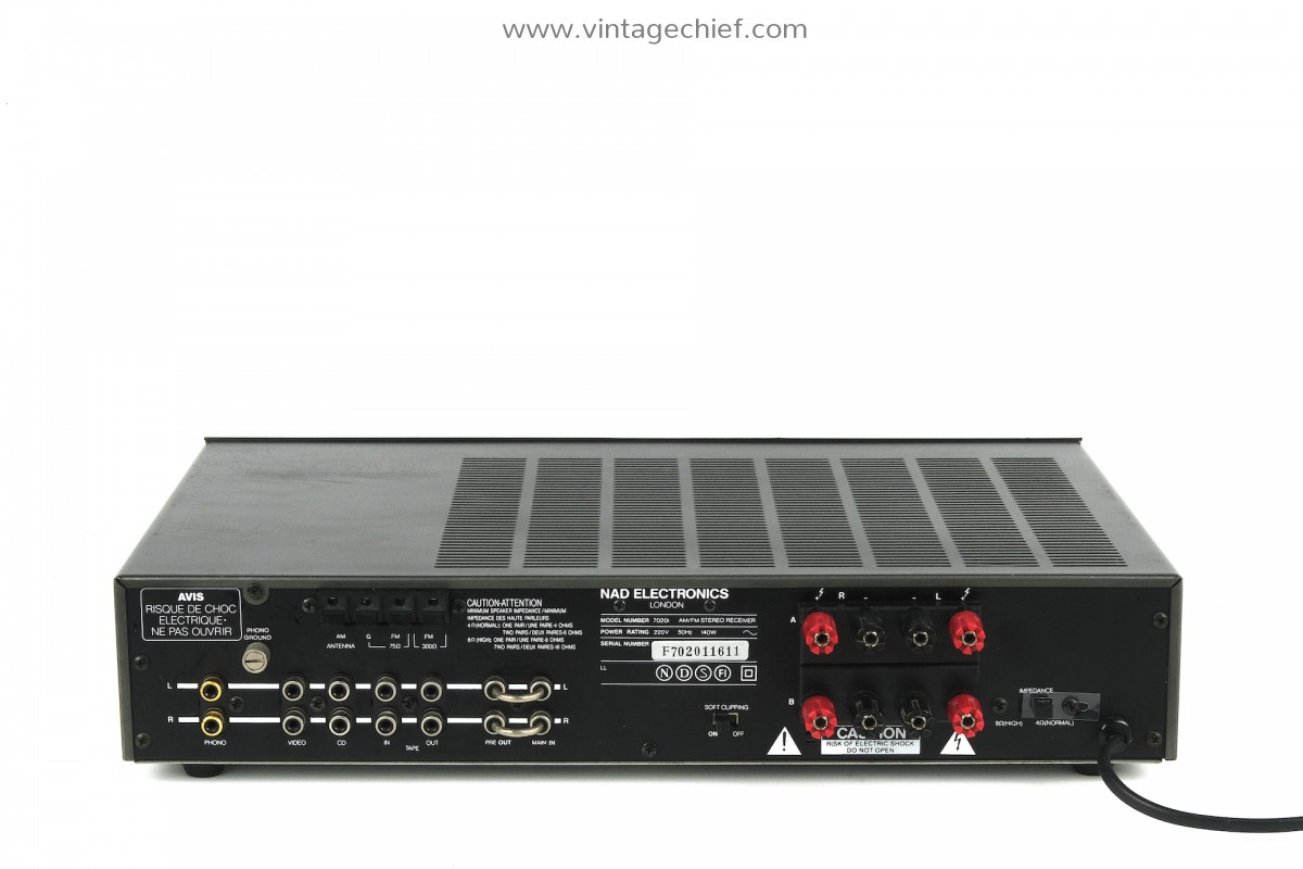 NAD 7020i Receiver | Stereo | Phono | Pre Out | Main In | Vintage