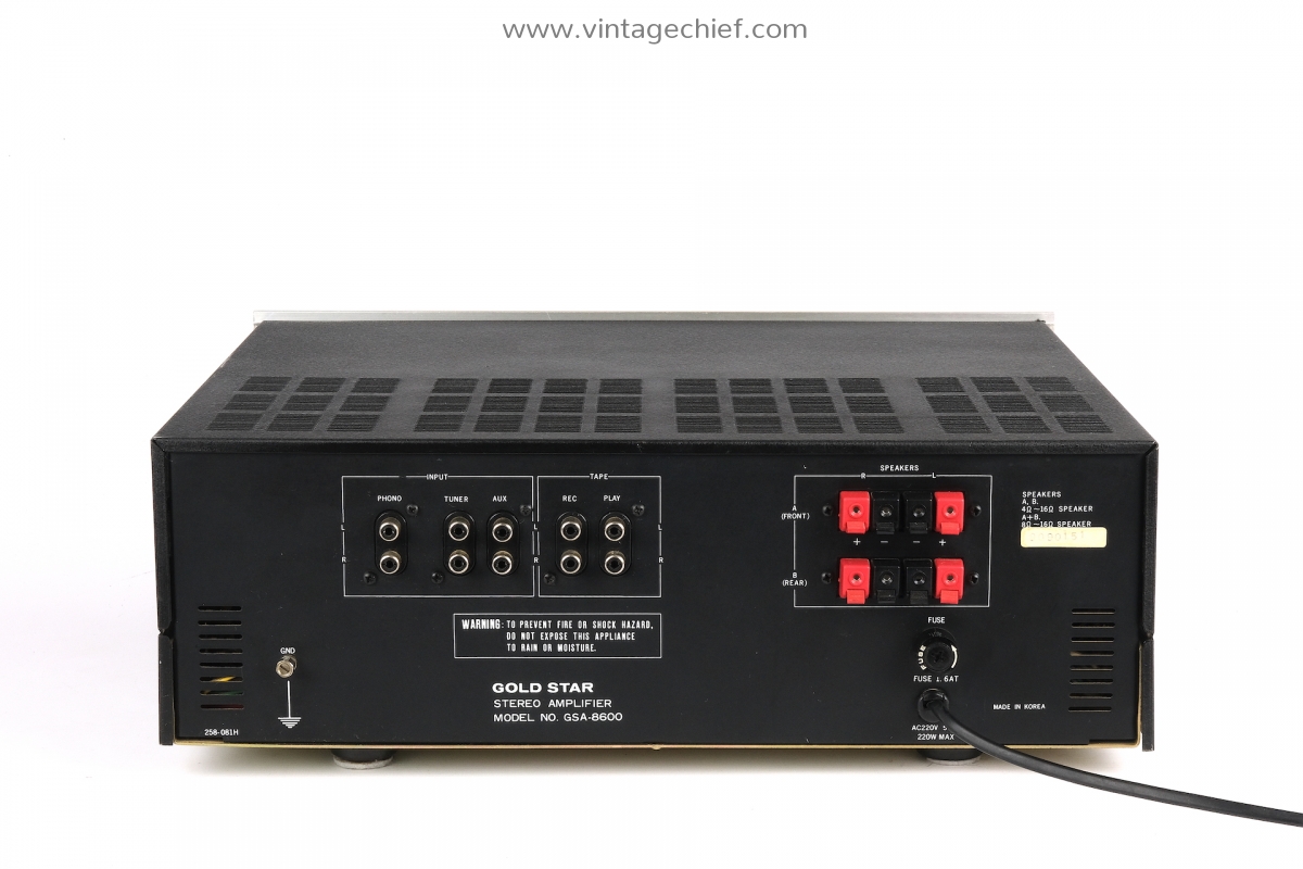 Goldstar GSA-8600 Amplifier | Vintage | Phono | Stereo | Audio | HiFi