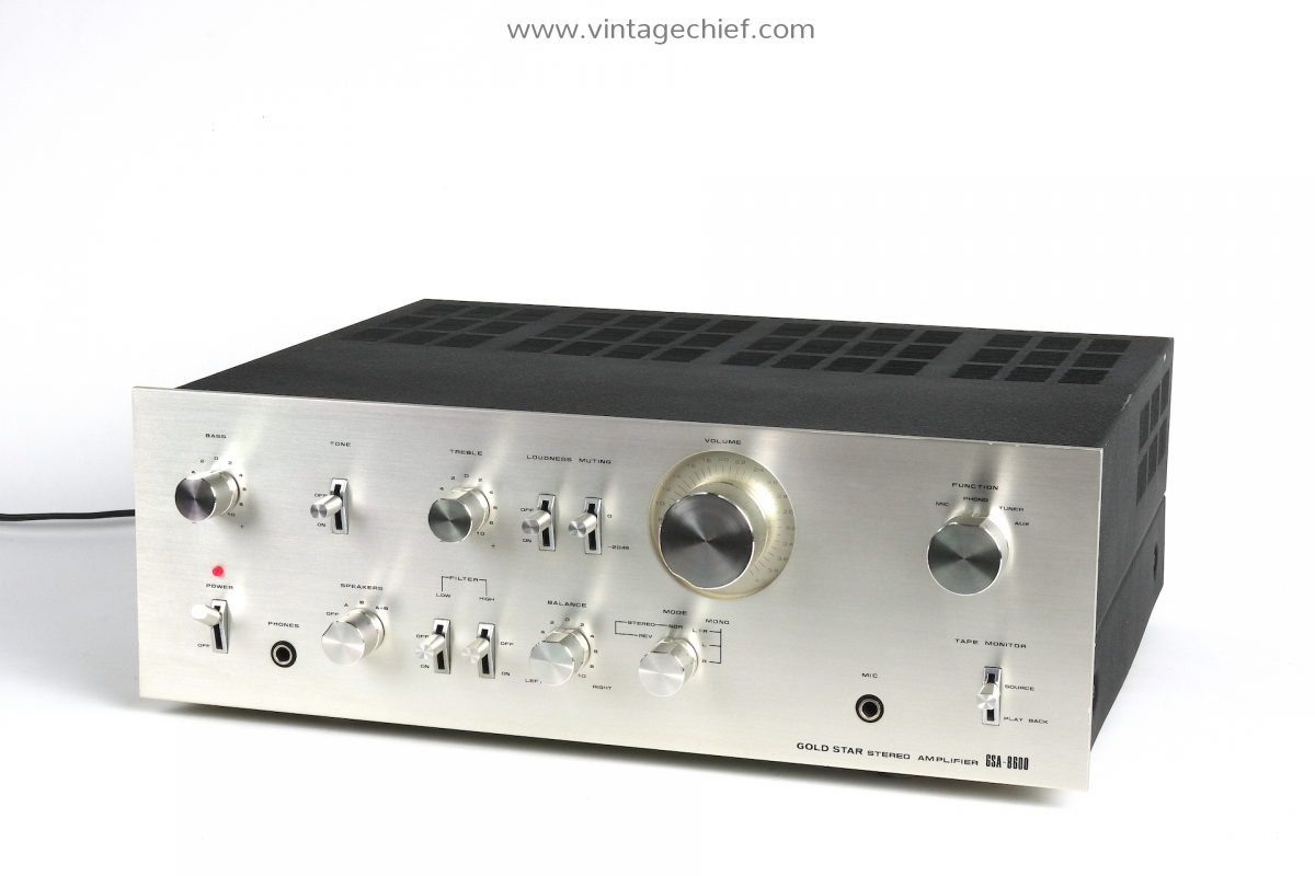 Goldstar GSA-8600 Amplifier | Vintage | Phono | Stereo | Audio | HiFi