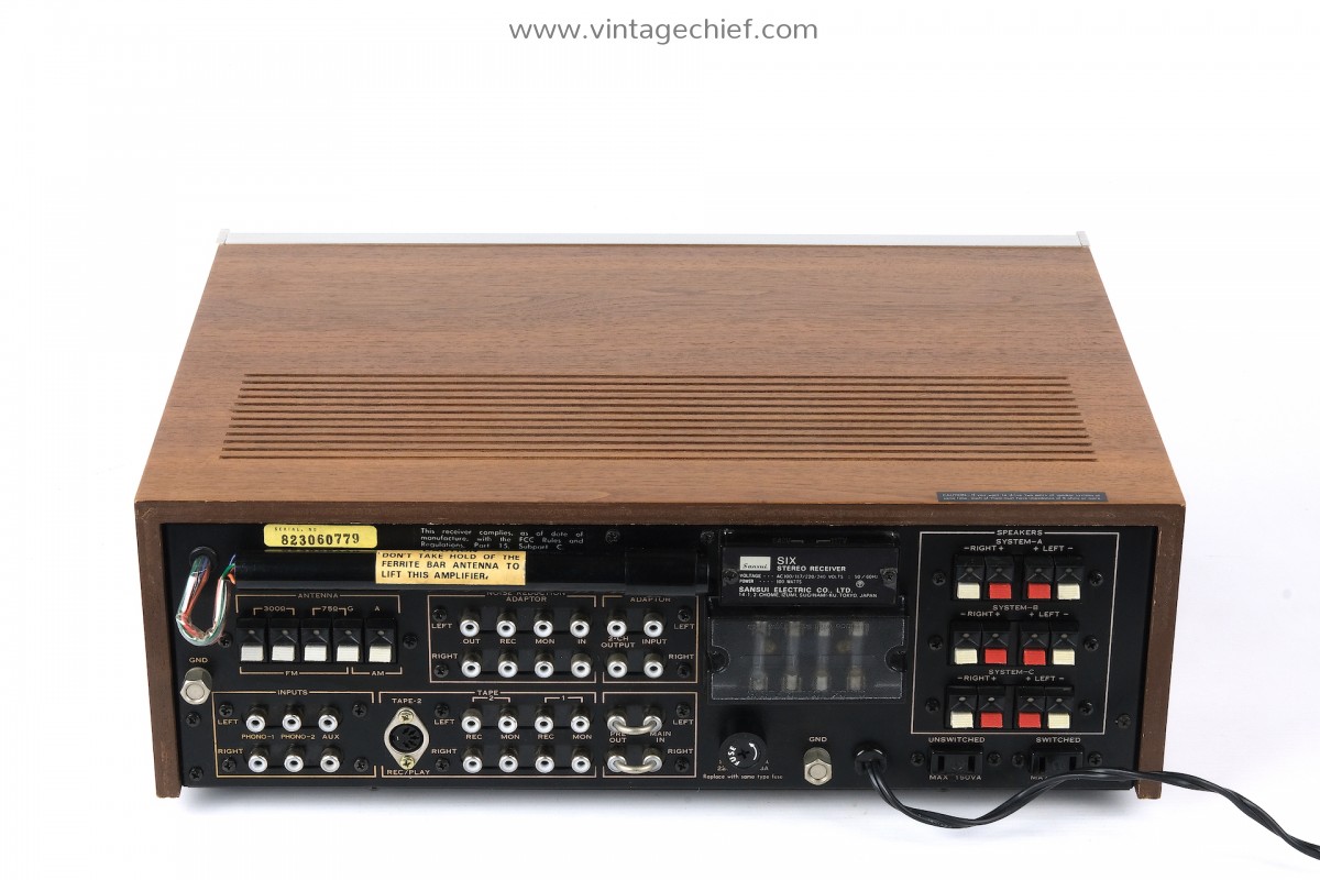 Classic Sansui Six Receiver | Wooden Case | Vintage | 2 Phono Inputs ...