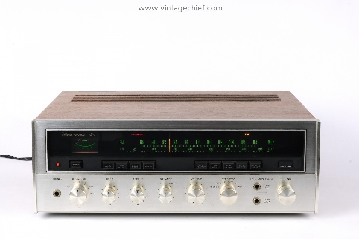Classic Sansui Six Receiver | Wooden Case | Vintage | 2 Phono Inputs ...