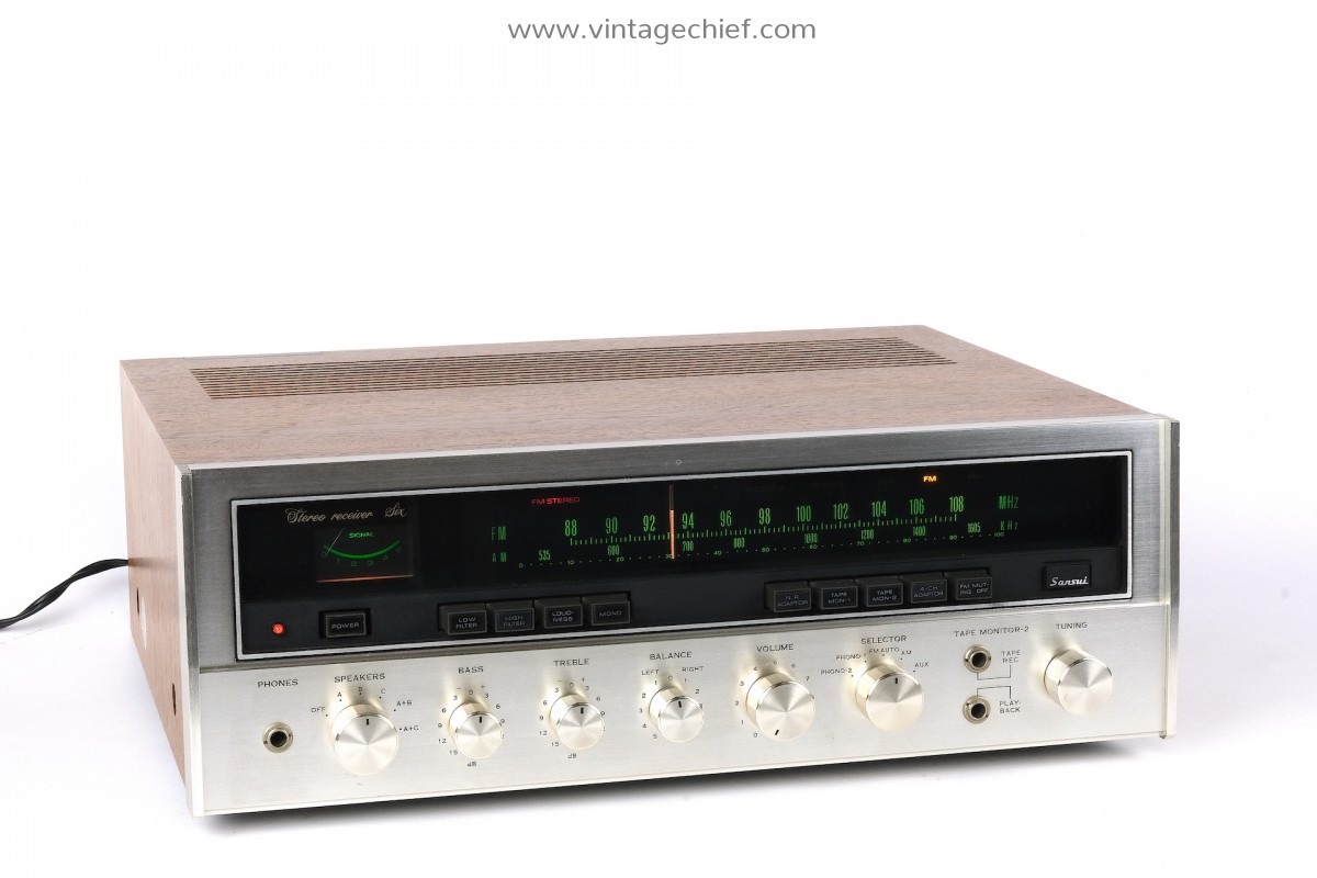 Classic Sansui Six Receiver | Wooden Case | Vintage | 2 Phono Inputs ...