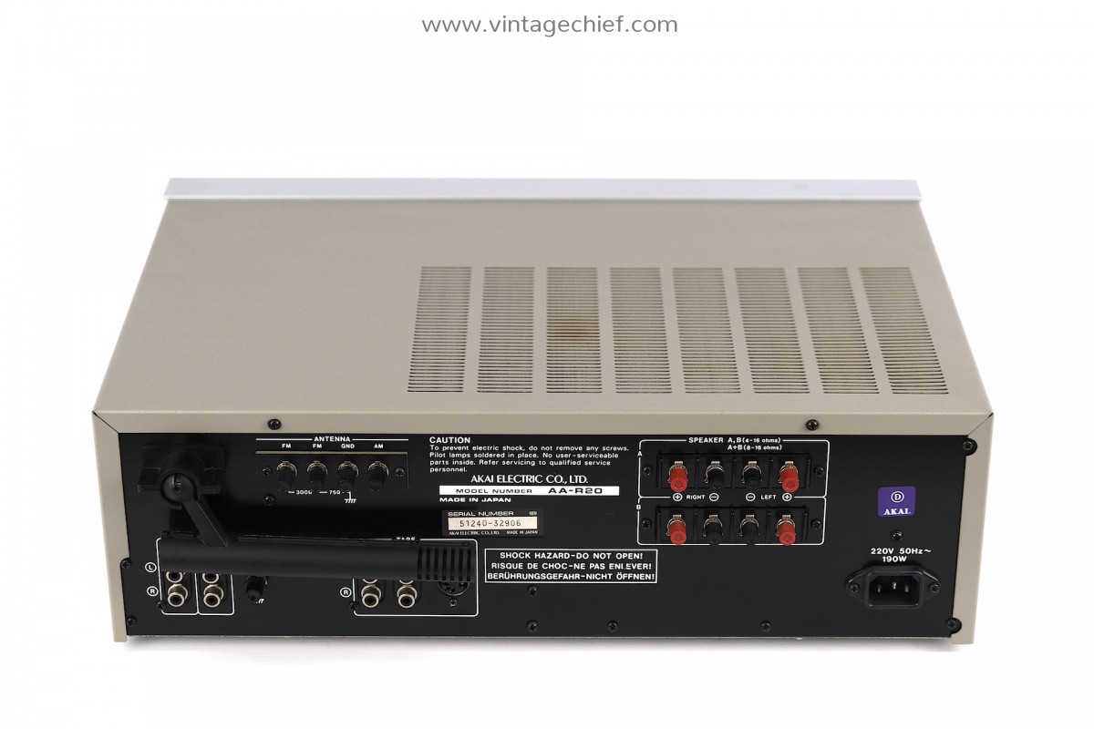 Akai AA-R20 Receiver | Phono | Serviced | Vintage | Audio