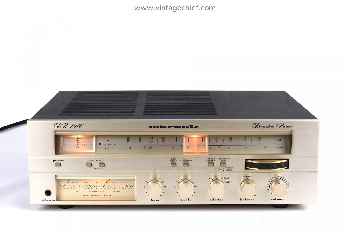 Marantz SR 1010 Receiver | Phono | VU Meters | Serviced | Vintage | Audio