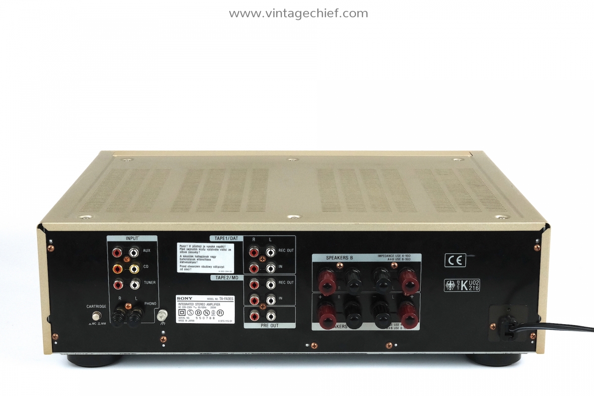 High End Sony TA-FA3ES Amplifier | Champagne | Sony ES | Phono MM MC
