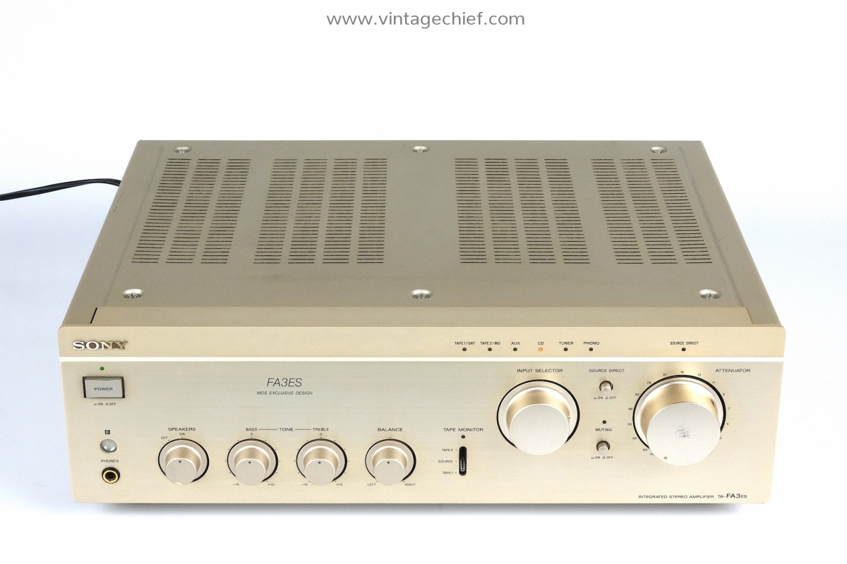 High End Sony TA-FA3ES Amplifier | Champagne | Sony ES | Phono MM MC
